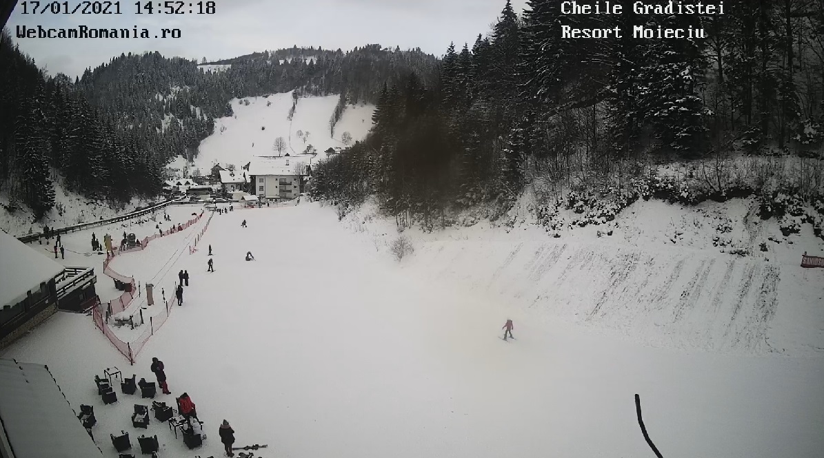 Webcam Pârtia Moieciu Cheile Grădiștei - Webcam Romania