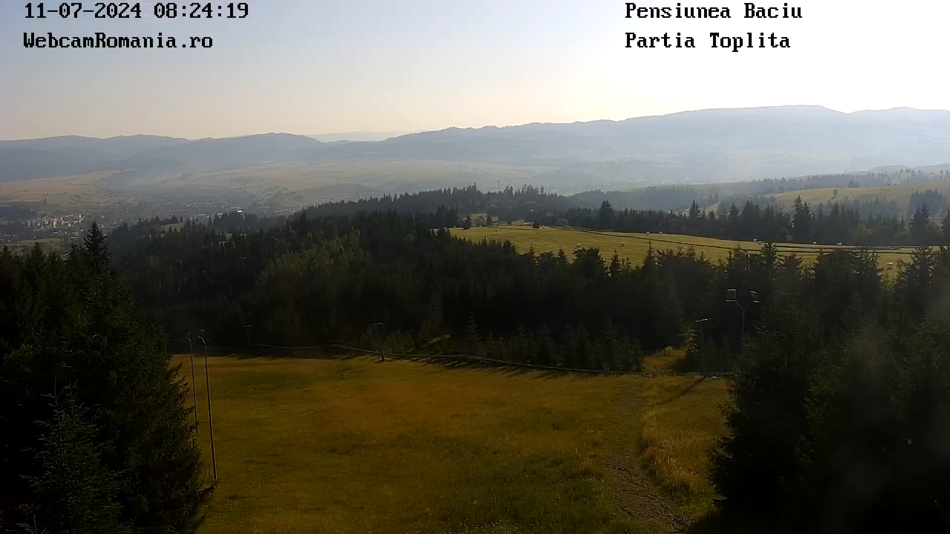 Webcam Pârtia Topliţa Pensiunea Baciu - Webcam Romania