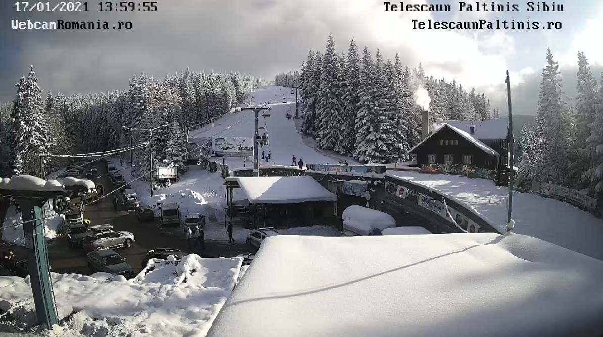 Webcam Partia Telescaun Paltinis live - Camera live partii de schi